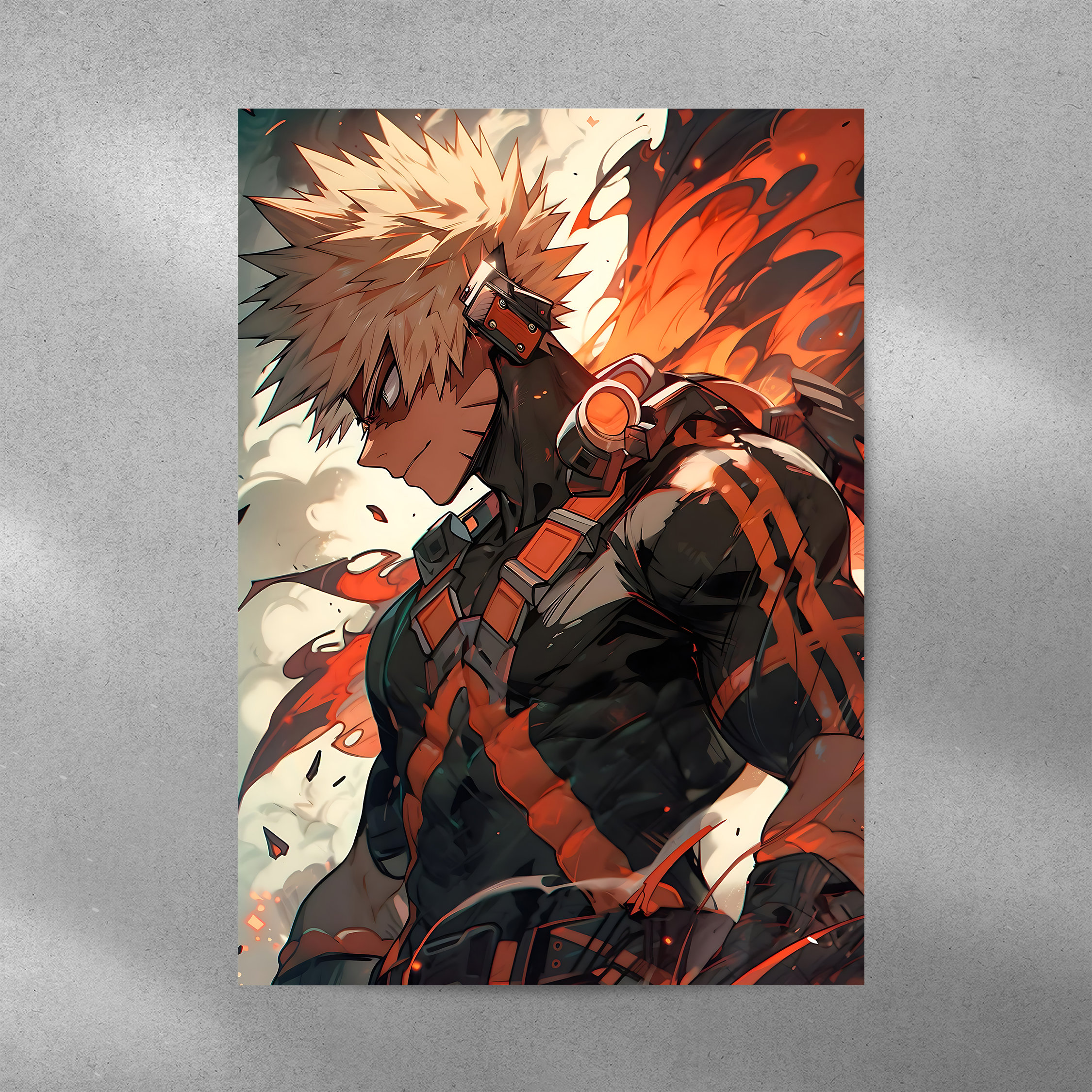 Katsuki Bakugo Poster Modern Design Print High Quality Wall Art ...