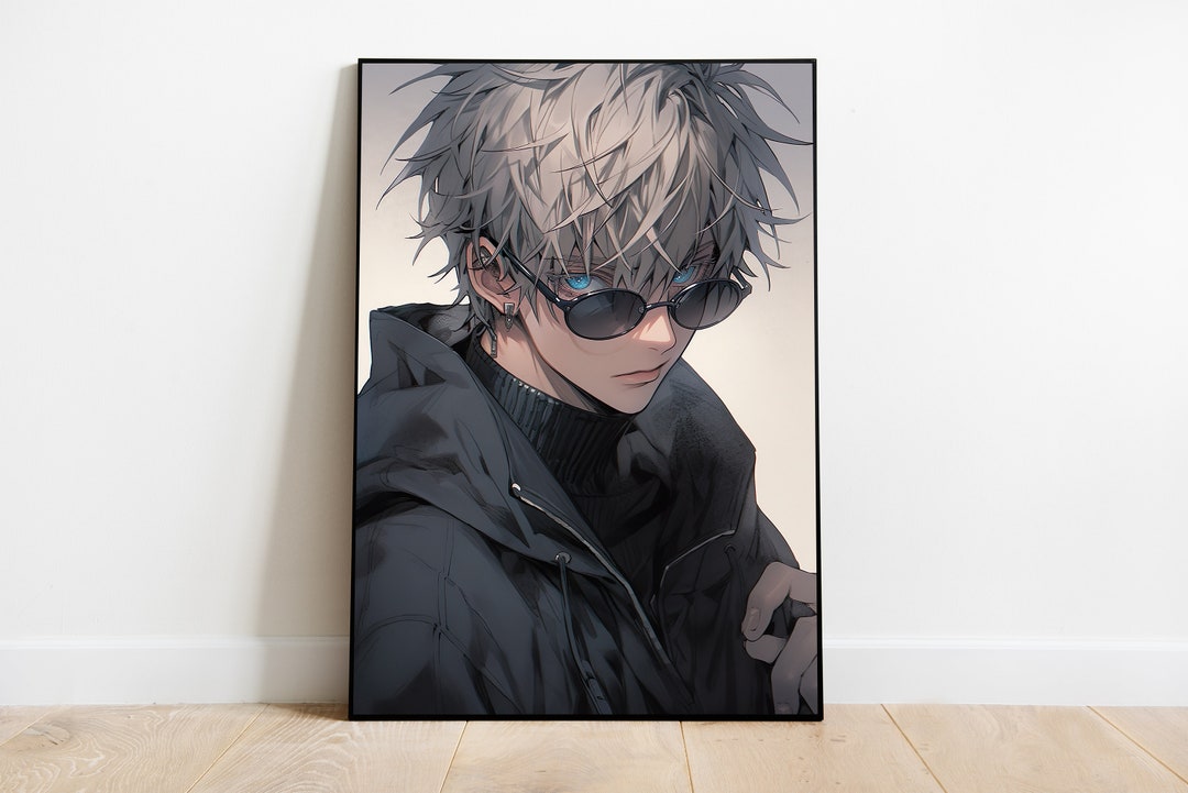 Gojo Manga Poster Modern Design Print High-quality Wall Art & Instant ...