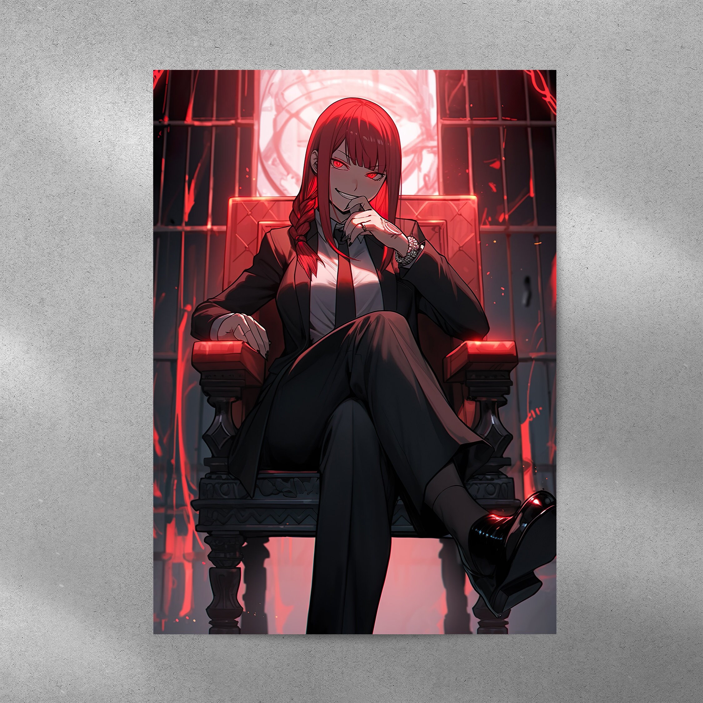 Makima Manga Poster Modern Design Print High-quality Wall Art & Instant ...