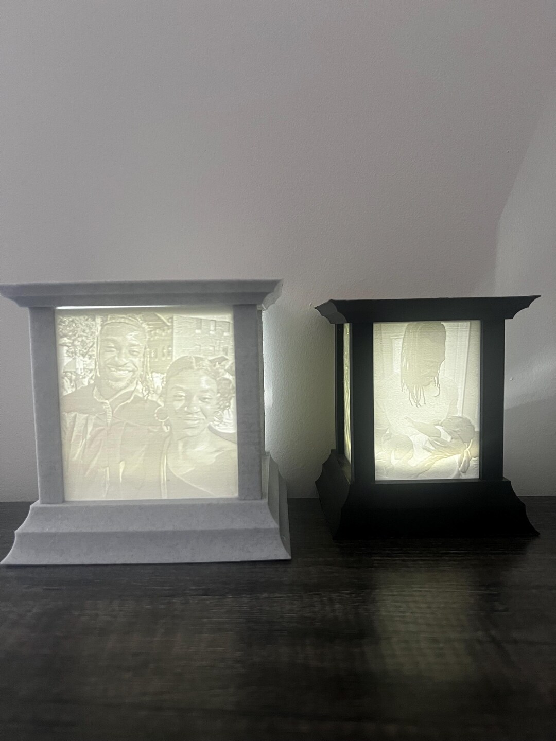 Custom 3D Printed Lithophane Box - Personalized Photo Light Box Gift - Etsy