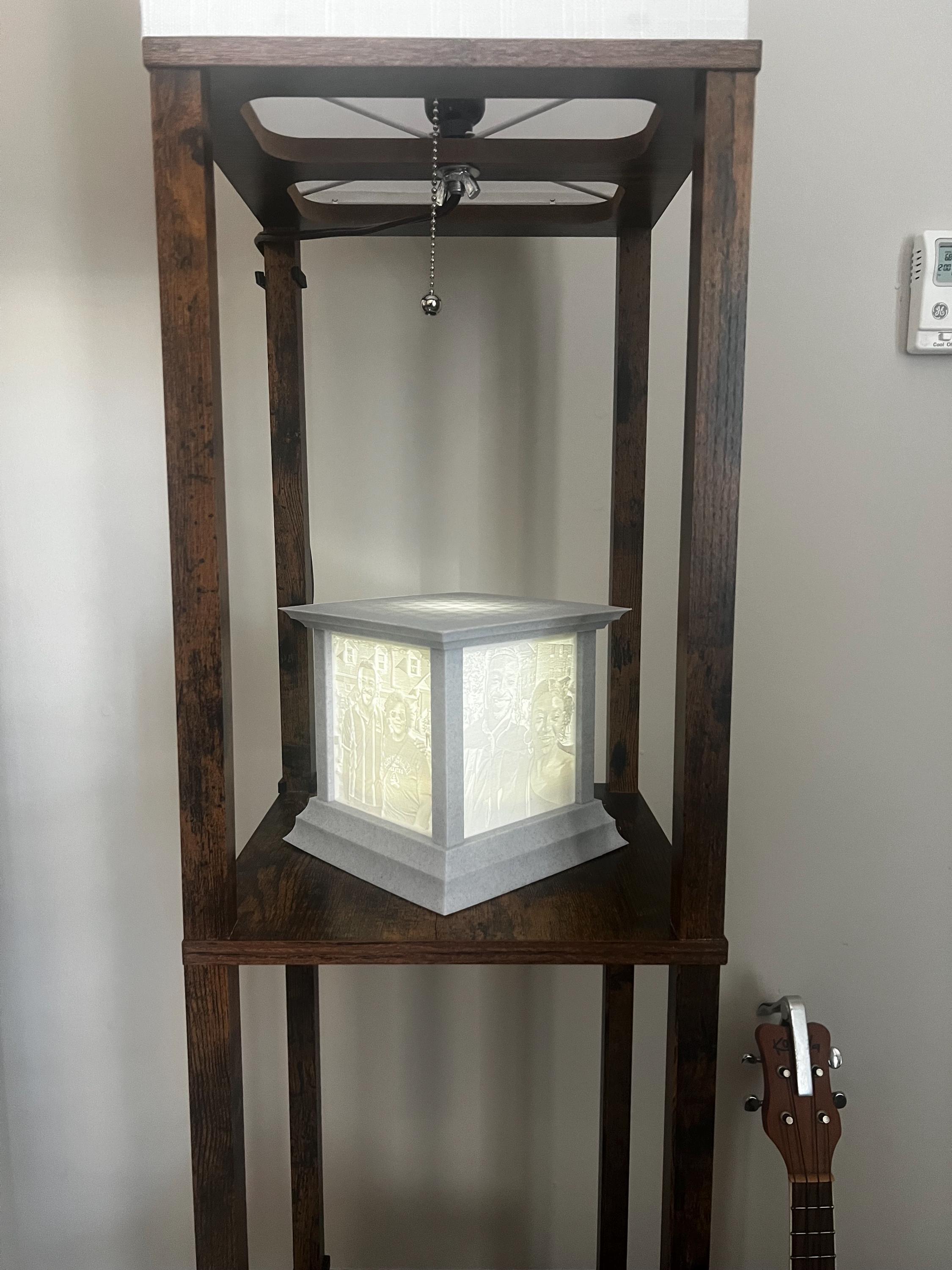 Custom 3D Printed Lithophane Box - Personalized Photo Light Box Gift - Etsy