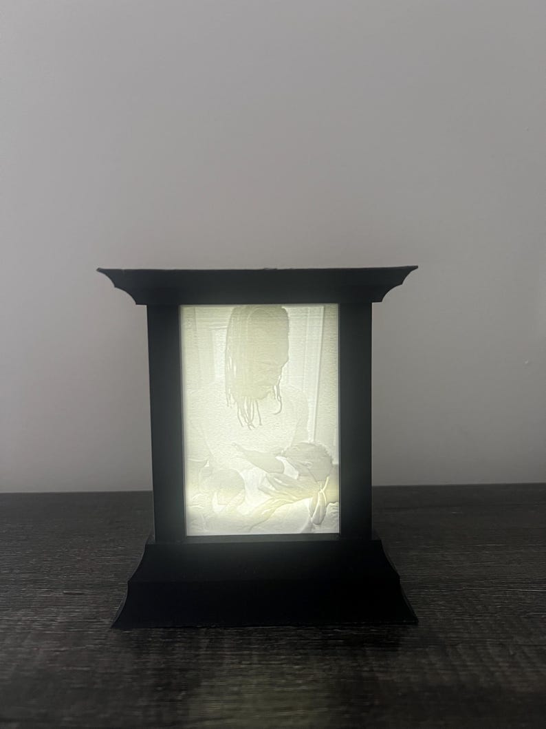 Custom 3D Printed Lithophane Box - Personalized Photo Light Box Gift - Etsy