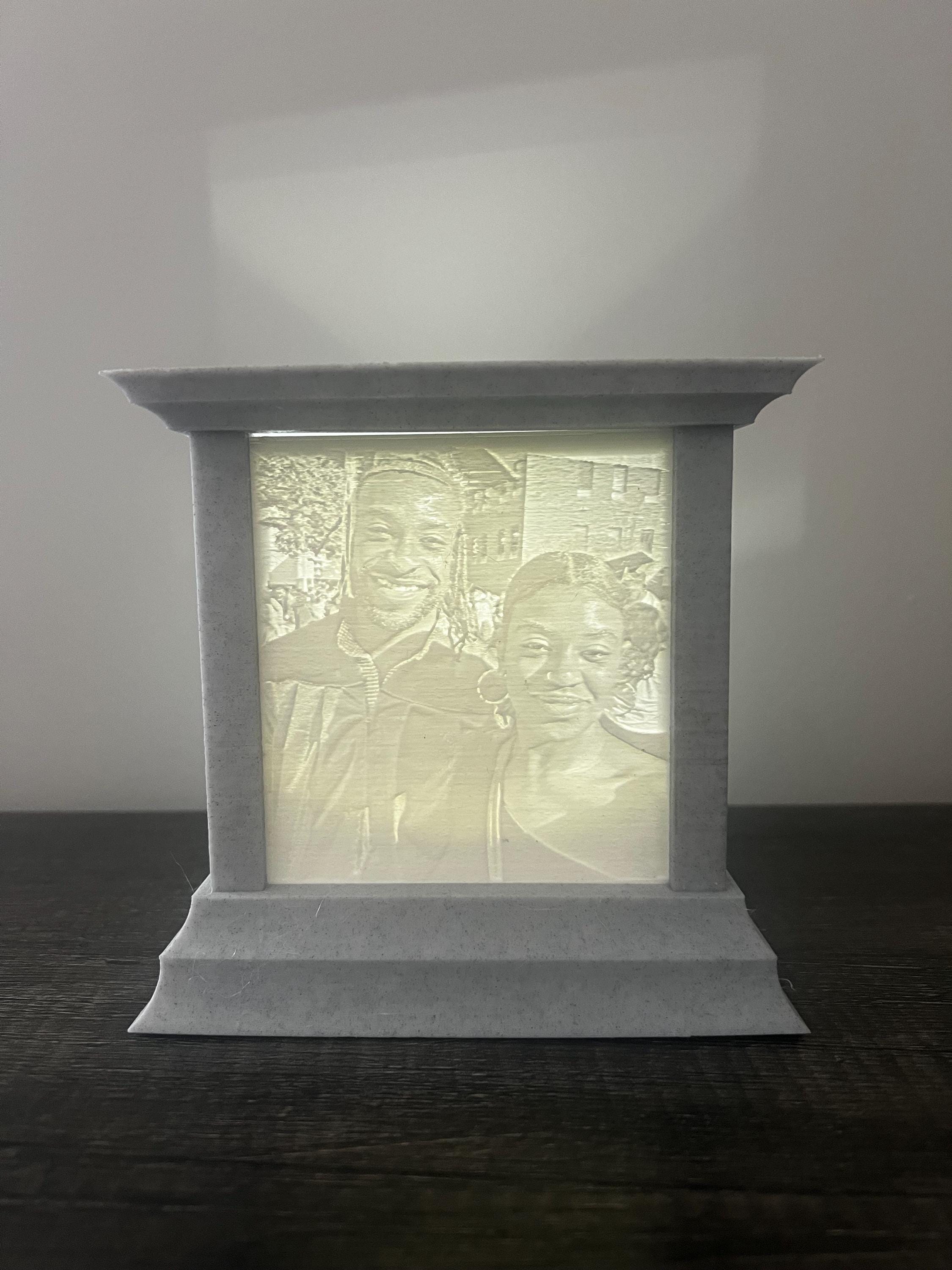 Custom 3D Printed Lithophane Box - Personalized Photo Light Box Gift - Etsy