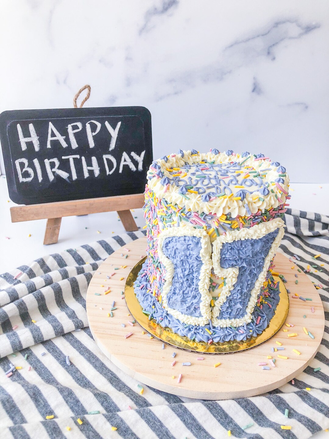 Happy Birthday Dog Cake Double Layer New Colors, Dog Birthday Treat ...