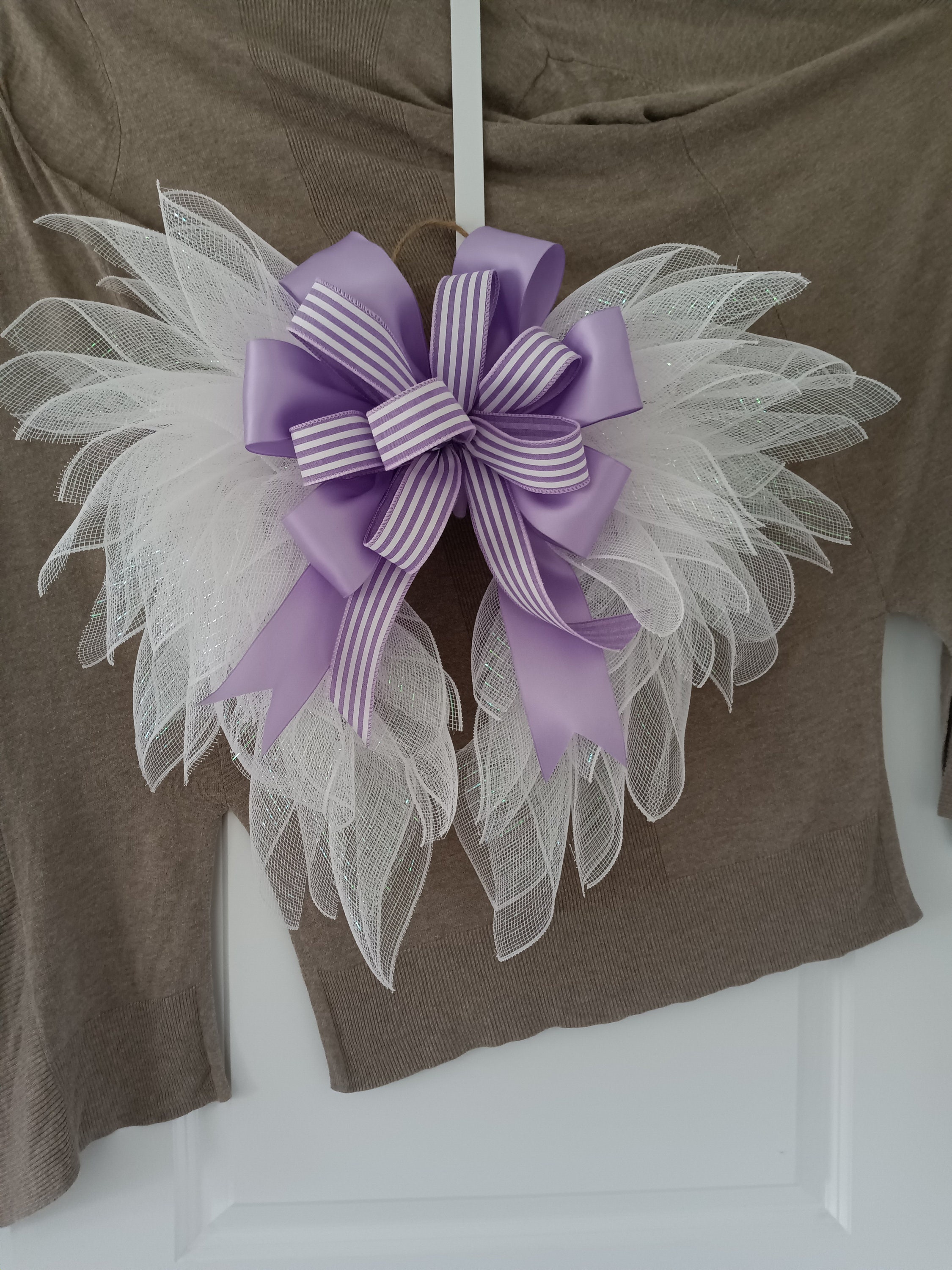 Angel's Wings Wreath , Memorial, Baby Shower, Guardian Angel Wings - Etsy