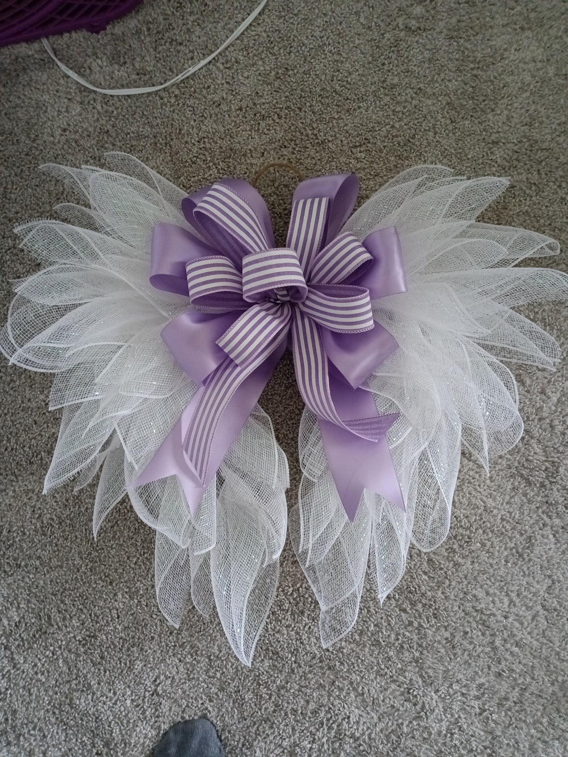 Angel's Wings Wreath , Memorial, Baby Shower, Guardian Angel Wings - Etsy