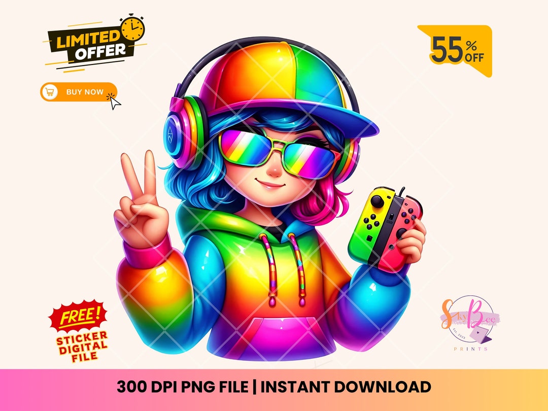Roblox Gamer Girl Clipart, Gaming Character, Roblox Png, Roblox Girl ...