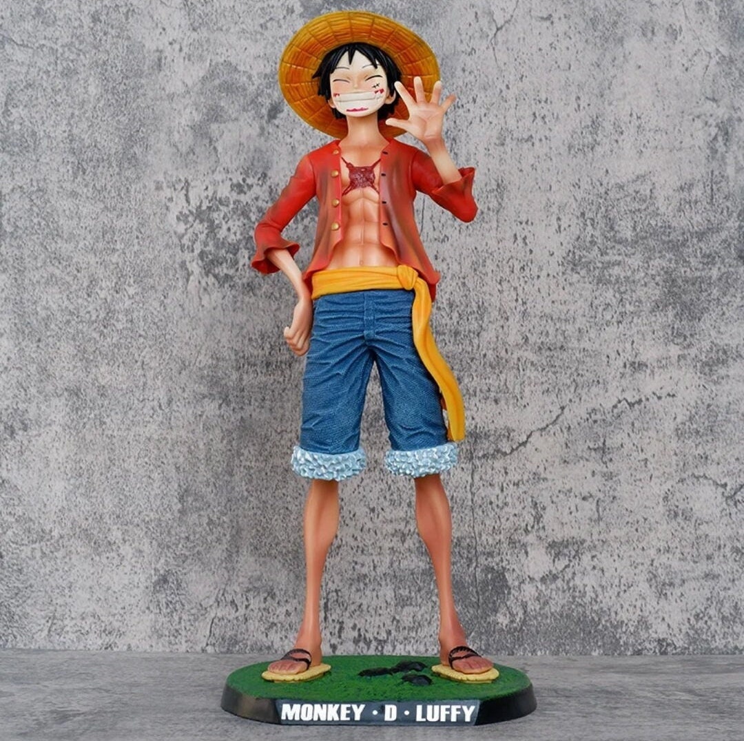 One Piece 40 Cm Luffy Statue - Etsy