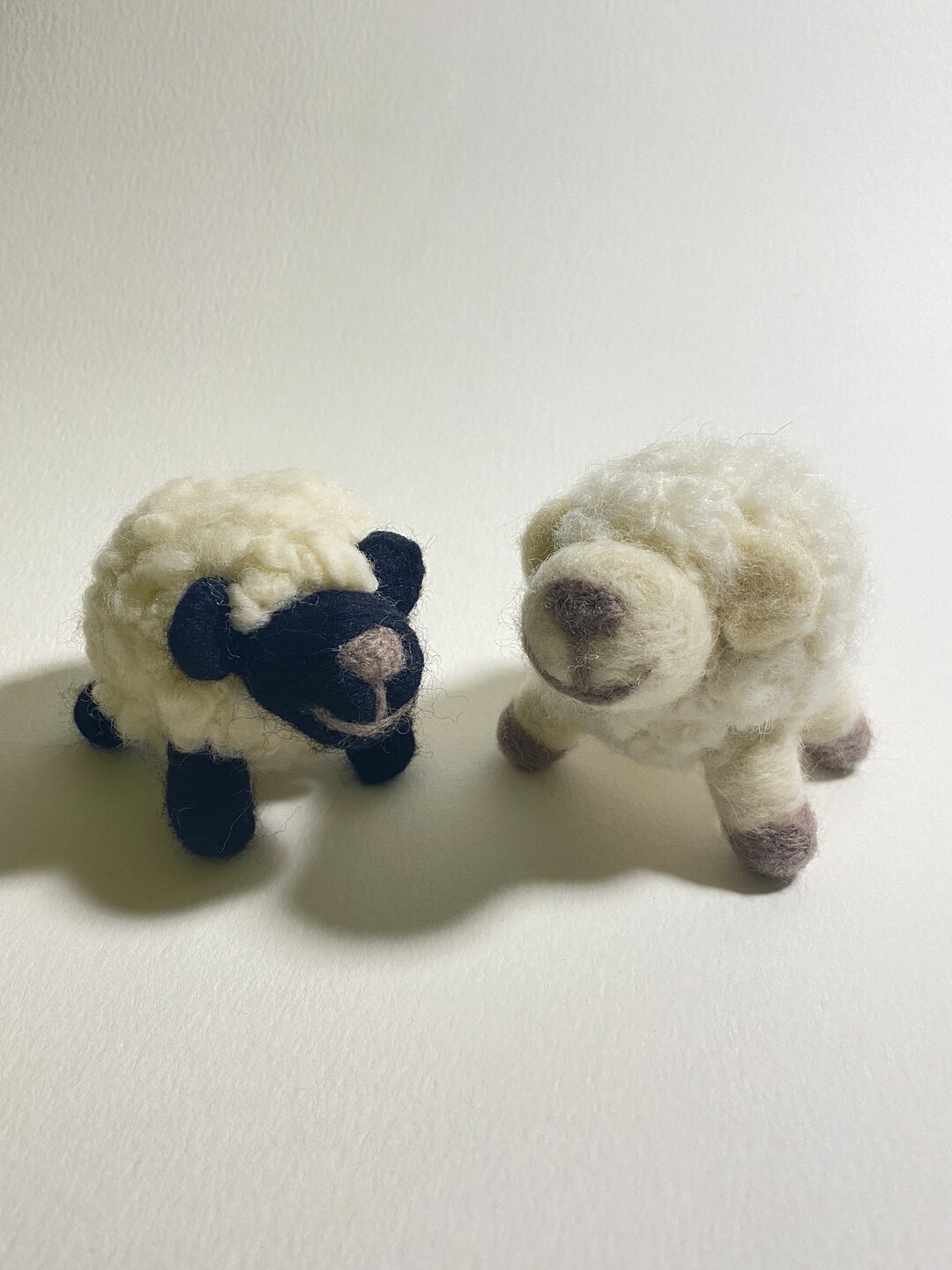 Needle Felt Animal Felt Sheep Needle Felting Sheep Ornament Felt Wool ...