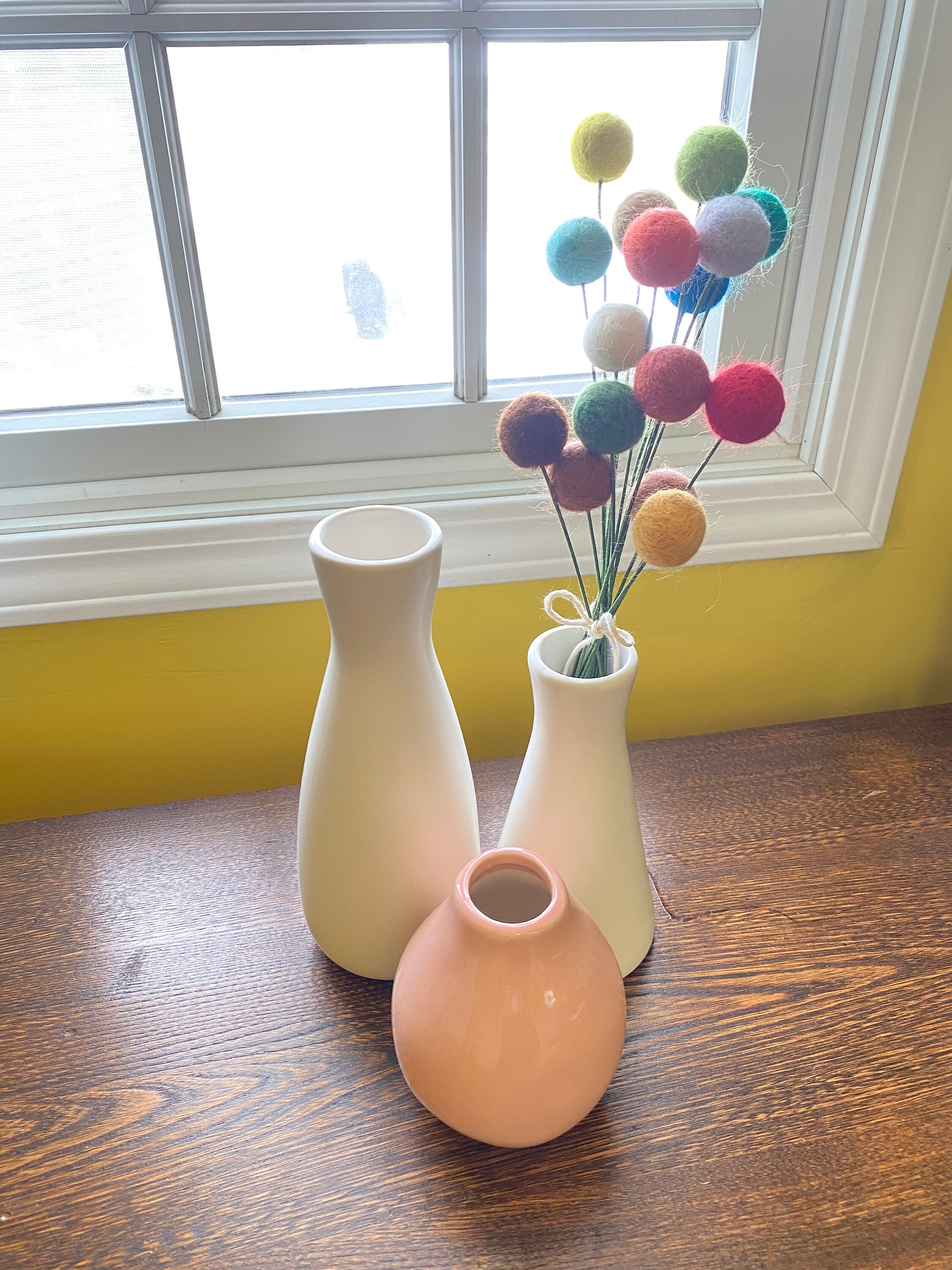 Felted Wool Ball Wool Needle Felt Ball Diffuser Wool Felting Ball Home ...