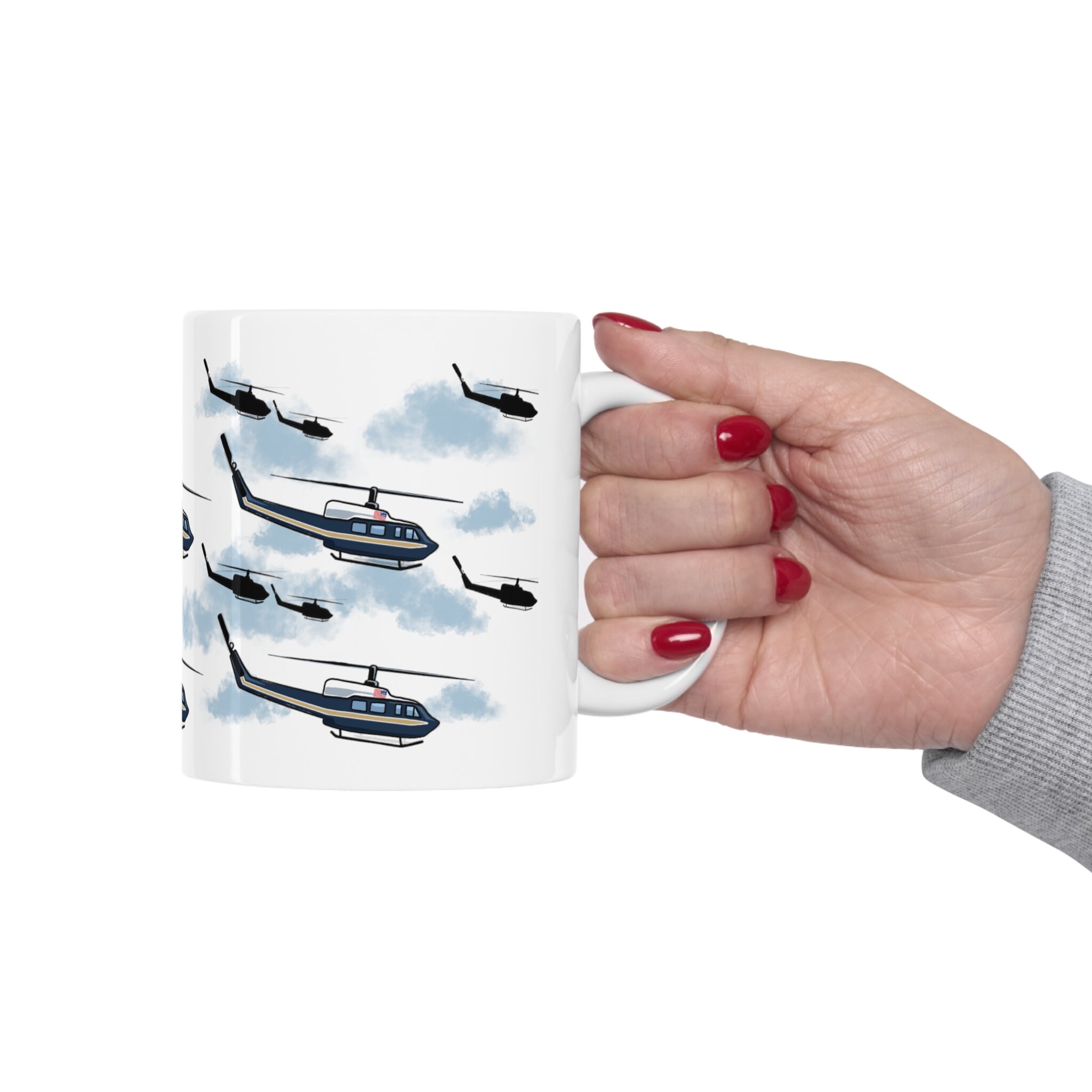 Custom Air Force Huey Mug, Personalized Helicopter Pilot Gift ...