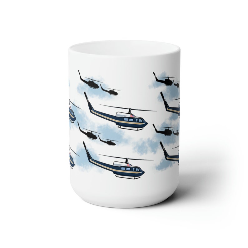 Personalized Air Force Huey Mug, Large Coffee Mug 15 Oz, Helicopter ...