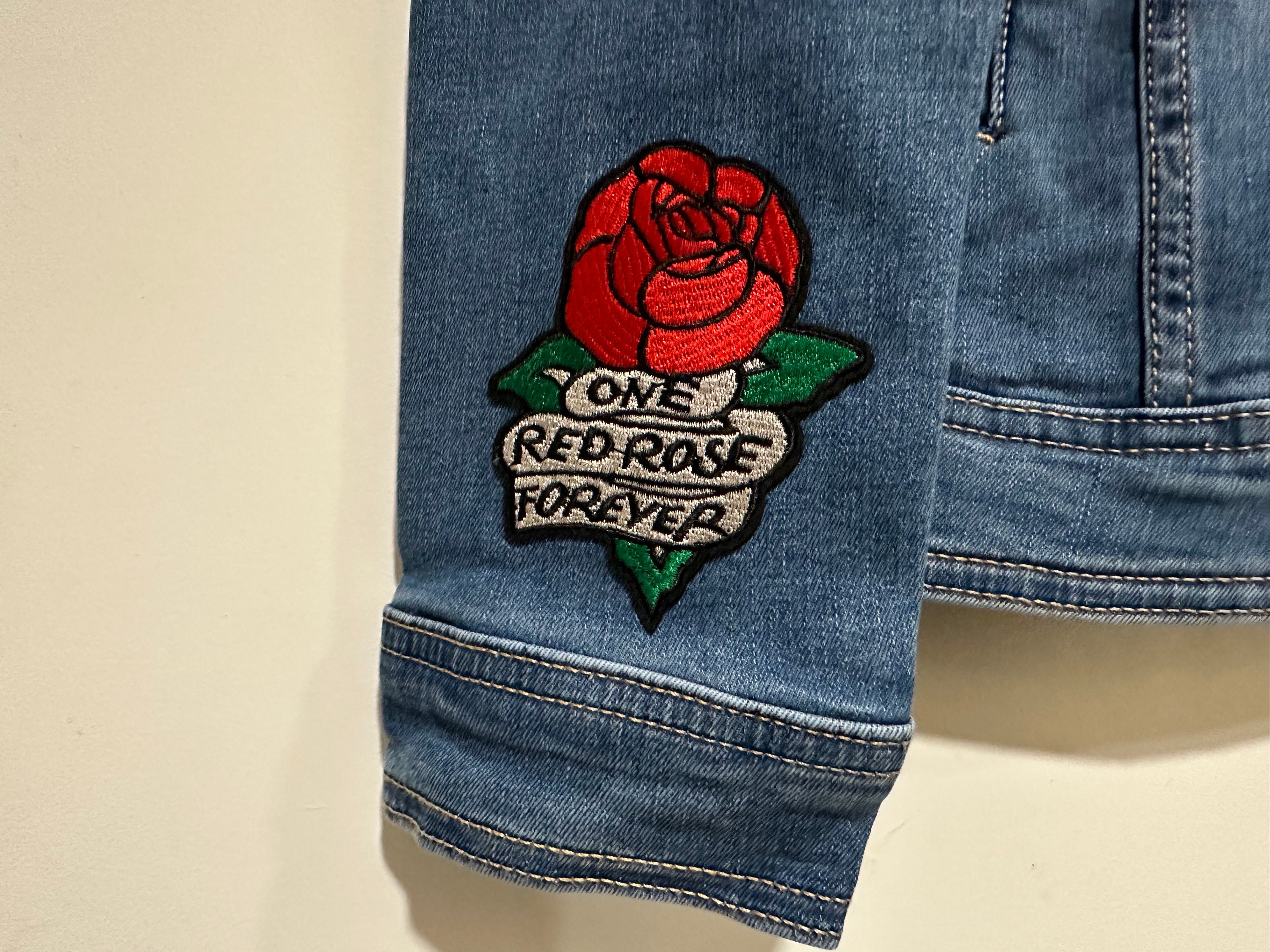 Rock Band Patch Jean Jacket - Handmade & Curated One-of-a-kind. Wear ...