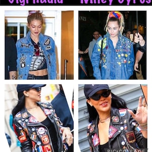 Rock Band Patch Jean Jacket - Handmade & Curated One-of-a-kind. Wear ...