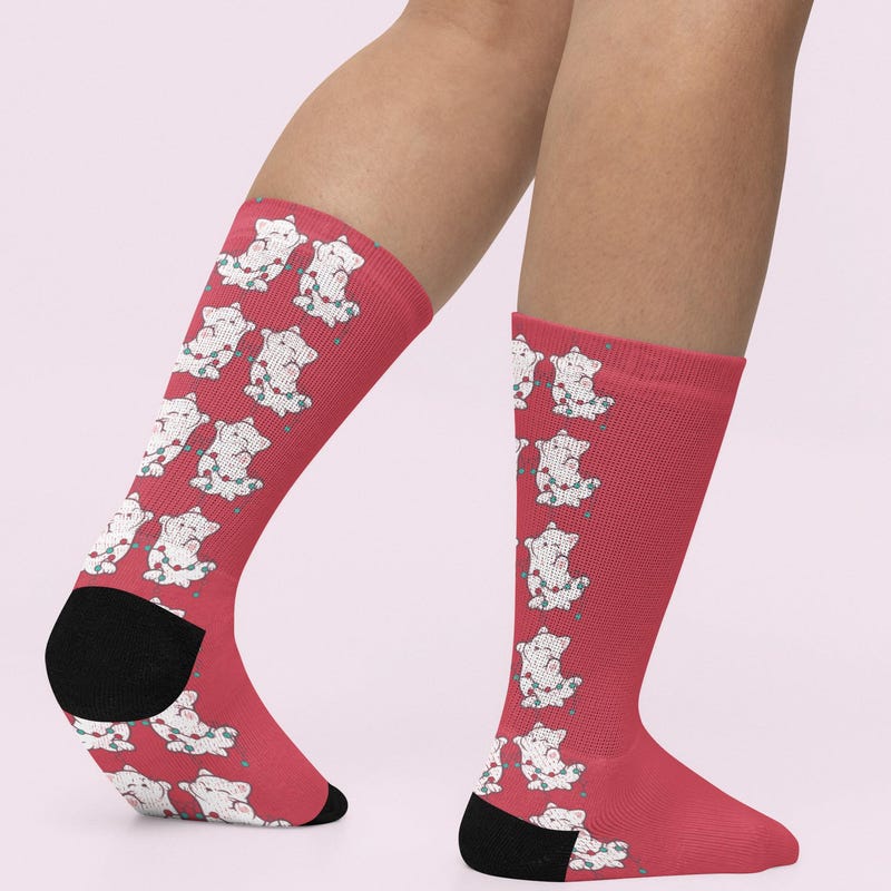 Socks With Cats for Girls - Etsy