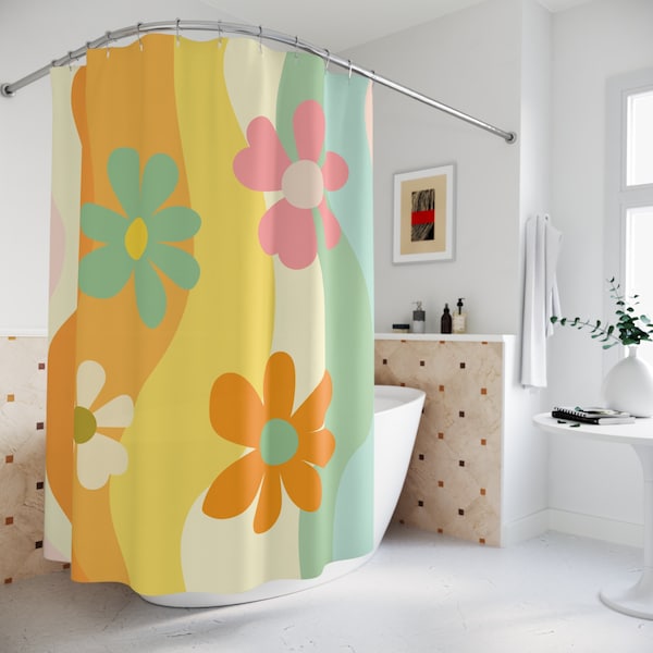 Funky Shower Curtain - Etsy