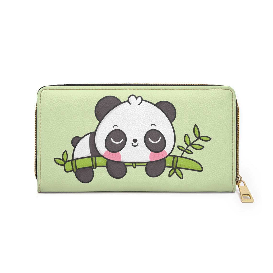 Kawaii Panda Wallet Cute Card, Zipper, Faux Leather - Etsy