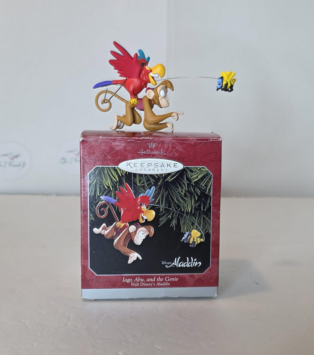Disney’s Aladdin Hallmark Keepsake Ornament — Iago, Abu & the Genie - Etsy