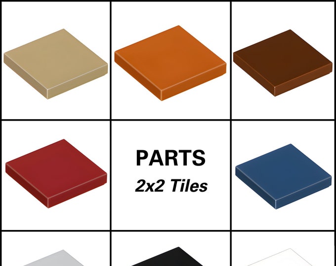 Ceramic Mini Tiles - Sets of 4 - Multiple Options - Etsy