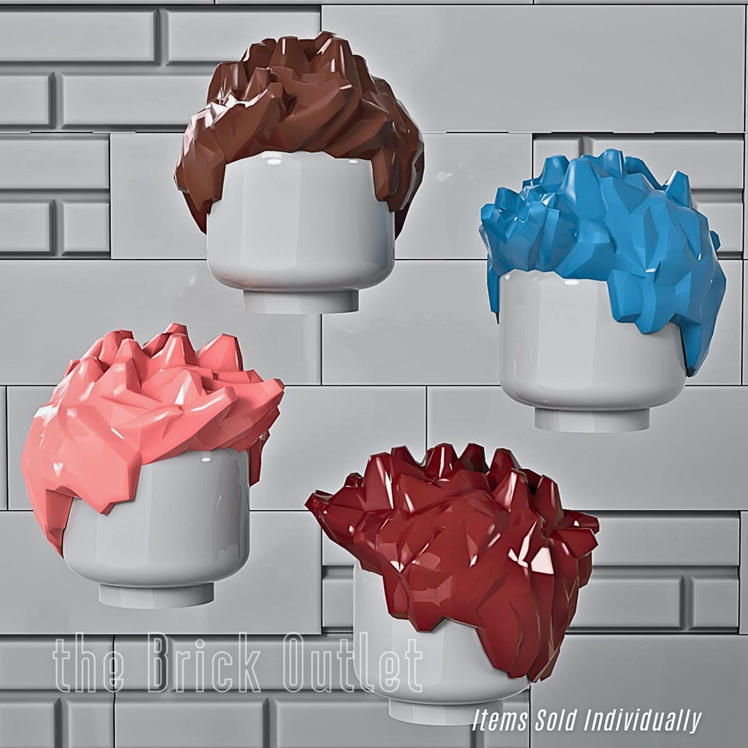 LEGO Minifigure Hair Male Part 98385 "new" - All Colors Available ...