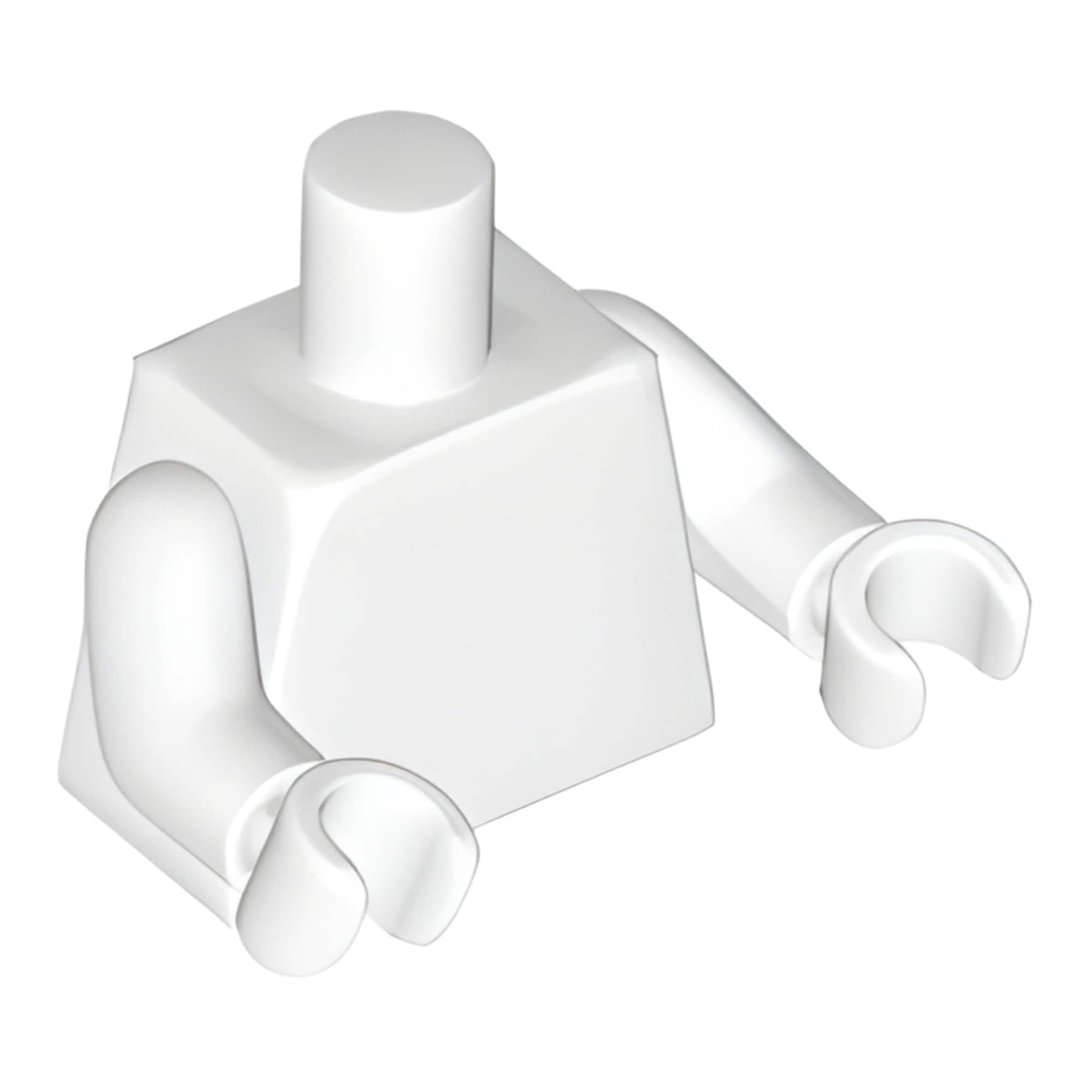 LEGO Minifigure Torso Assembly Collection Plain Two-color - Etsy