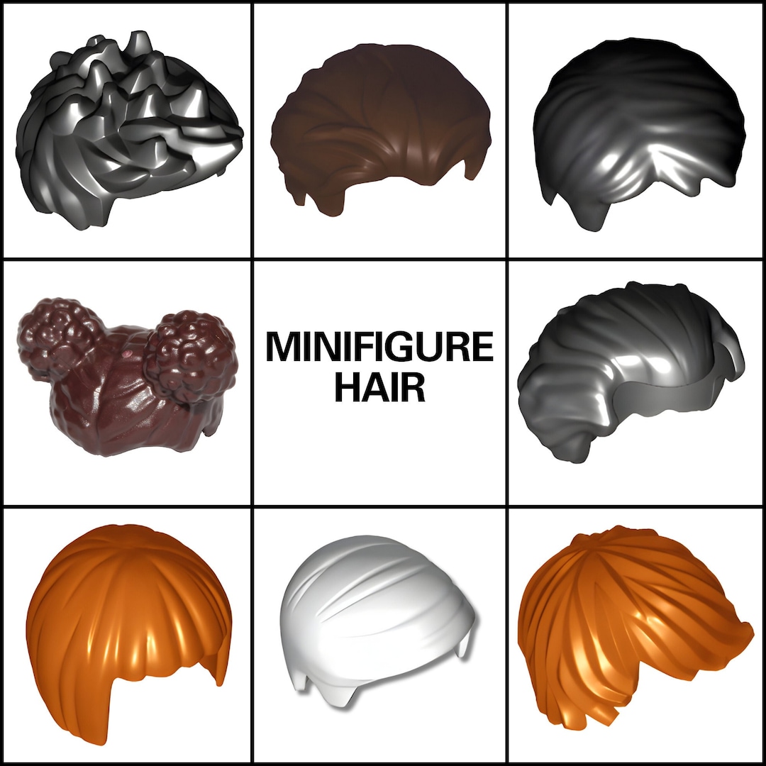LEGO Parts Minifigure Hair Collection - Etsy