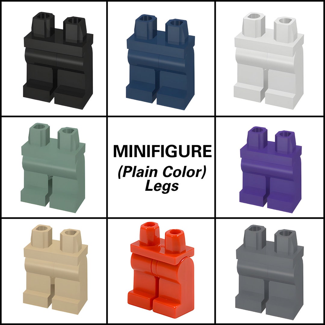 LEGO Minifigure Legs More Colors and Design - Etsy