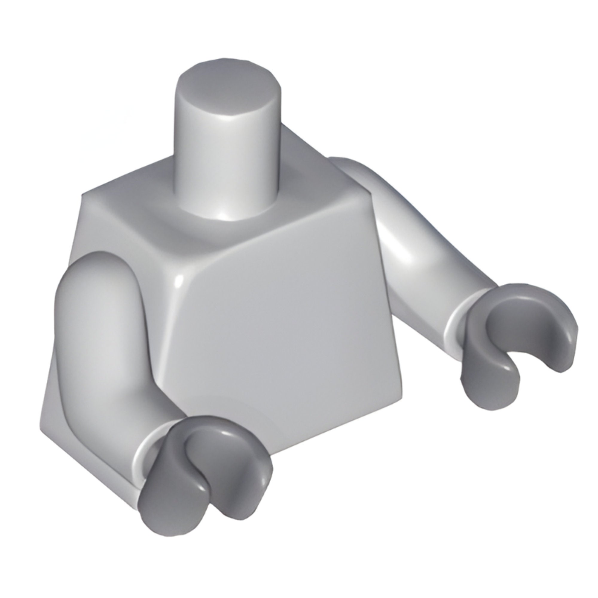 LEGO Minifigure Torso Assembly Collection Plain Two-color - Etsy