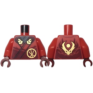 LEGO Minifigure Decorated Torso Assembly - More Colors & Design! - Etsy