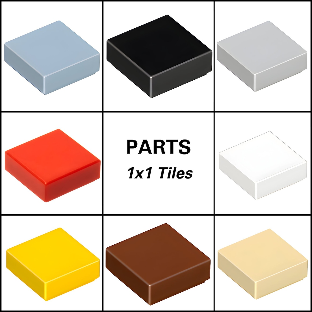 LEGO 1x1 Tiles Collection - More Colors Available! - Etsy