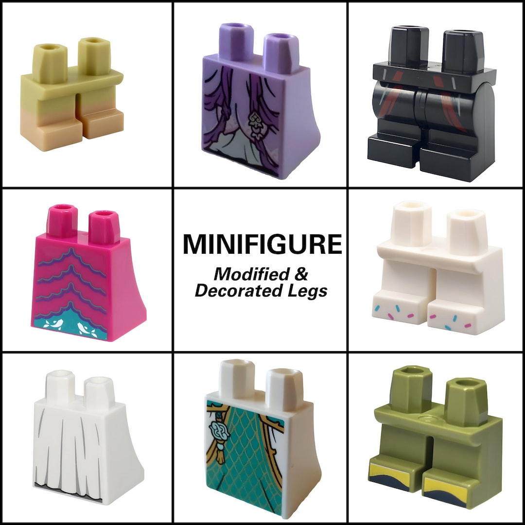 LEGO Minifigure Parts: Legs, Modified, Decorated - Etsy