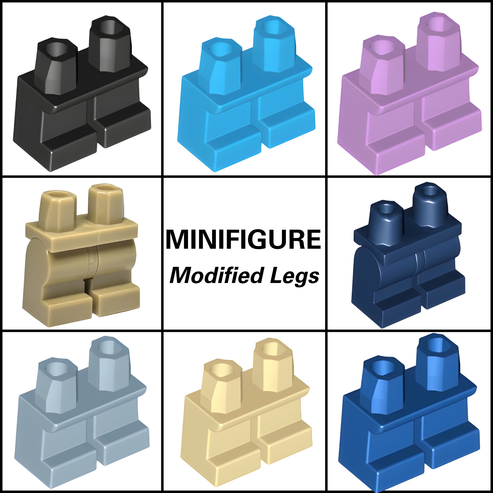 LEGO Minifigure Parts: Legs, Modified, Decorated - Etsy