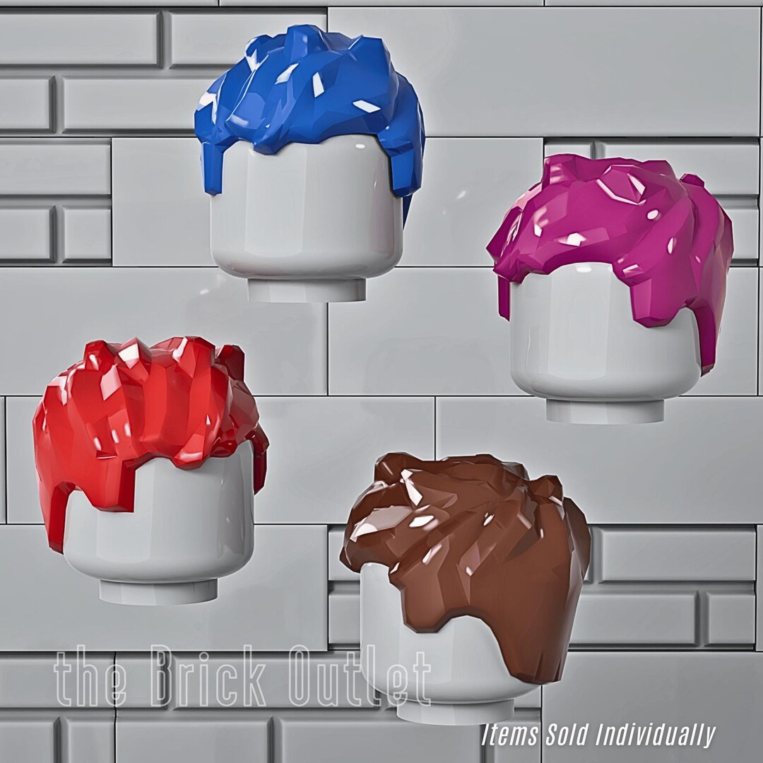 LEGO Minifigure Hair Male Part 44751 "new" - All Colors Available ...