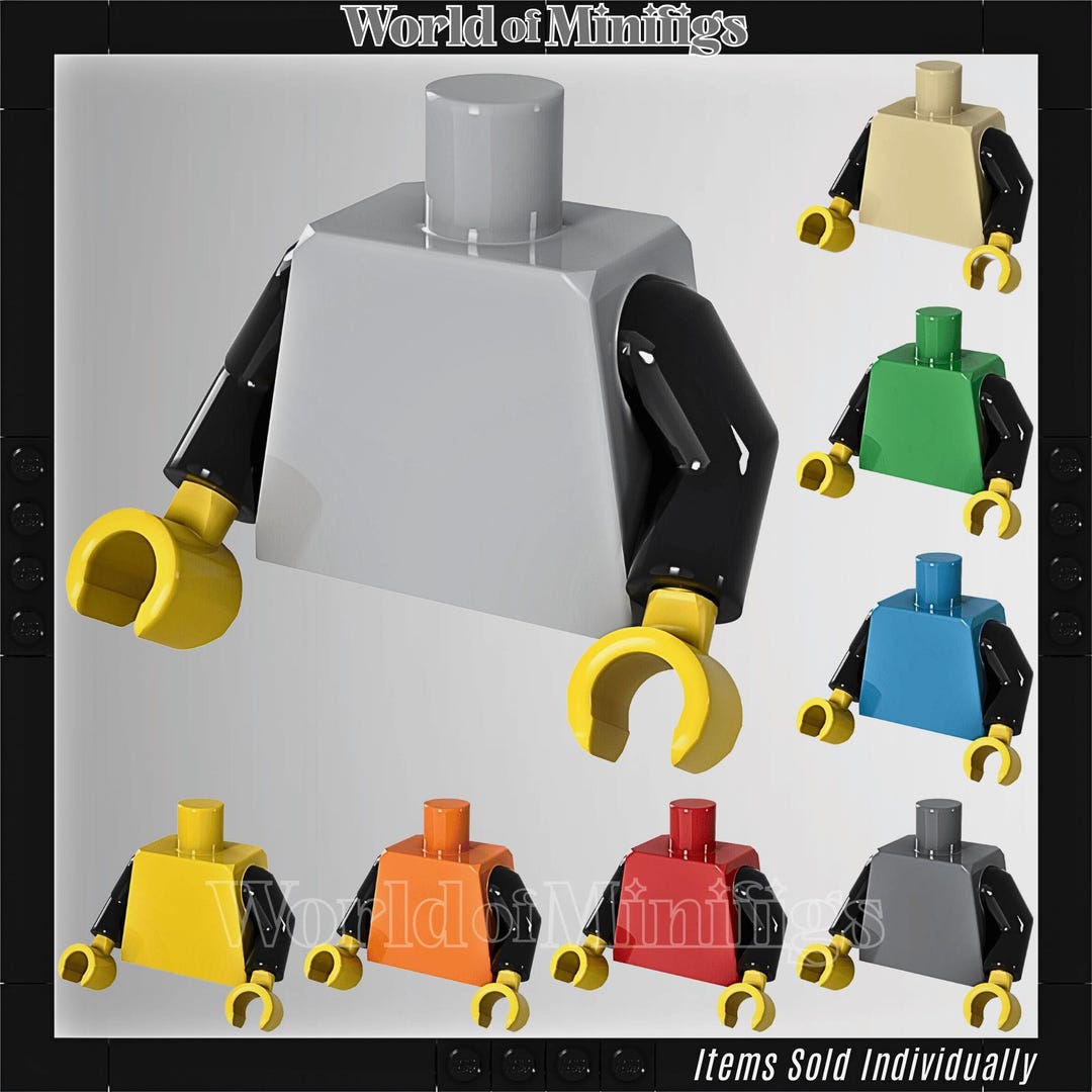 LEGO Minifigure Torsos Part 76382 "new" - All Styles & Colors Available ...