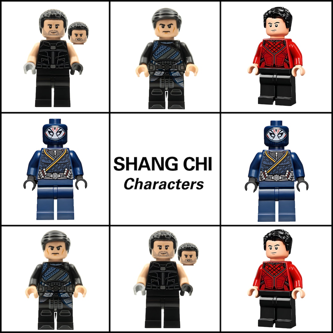 Shang Chi LEGO Character Minifigure Collection - NEW & 100% Authentic ...