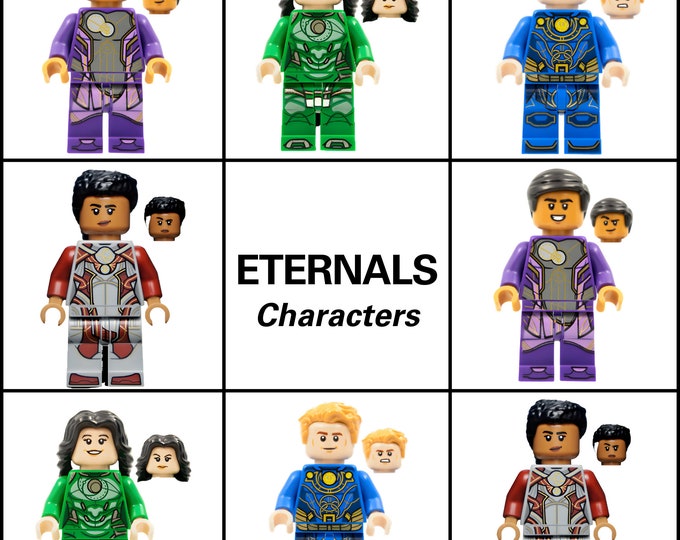 Marvel's the Eternals LEGO Minifigure Collection - Sersi, Thena, & More ...