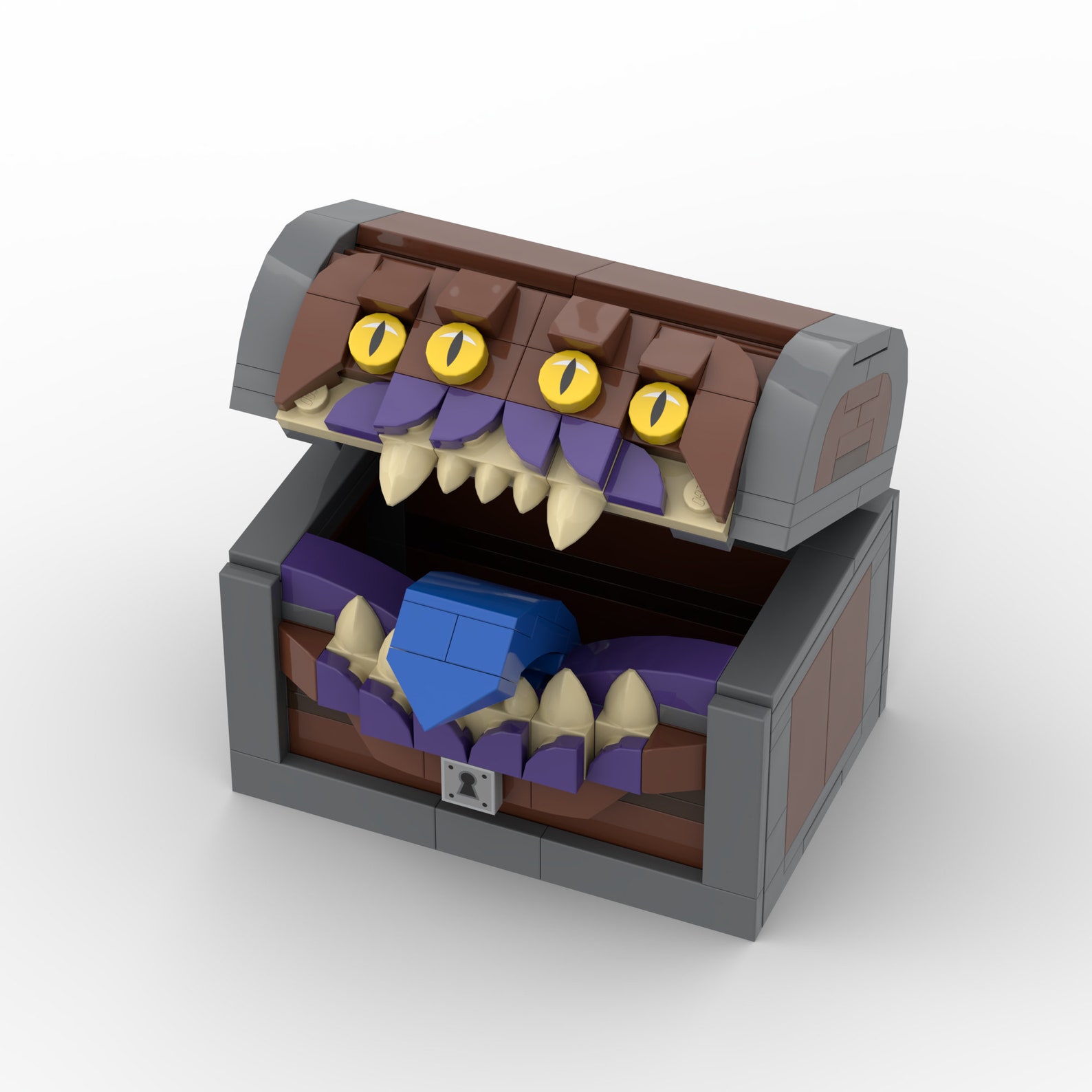 MOC REPLICA Mimic Dice Box - LEGO Dungeons and Dragons - Etsy
