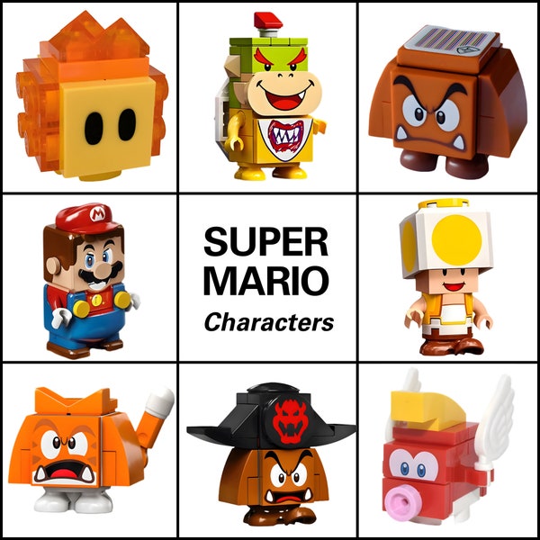 Super Mario Minifigures - Etsy