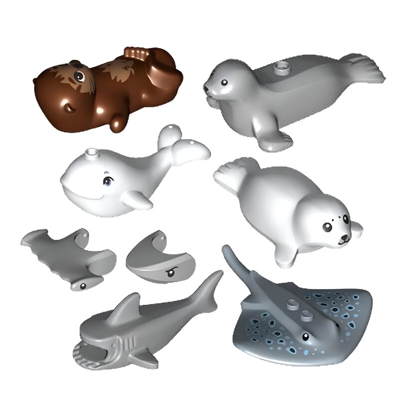 Best Selling LEGO Minifigure Aquatic Animals Collection - Etsy