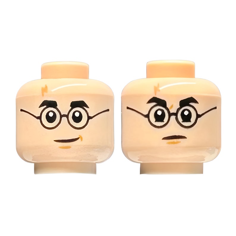 LEGO Minifigure Head Collection Plain and Unique Designs - Etsy