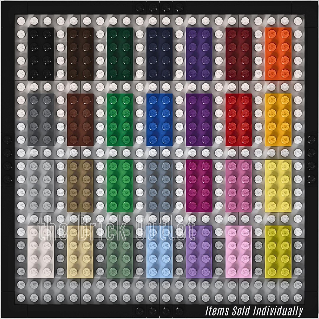 LEGO 2x4 Plate Part 3020 "new" - All Colors Available Including "rare ...