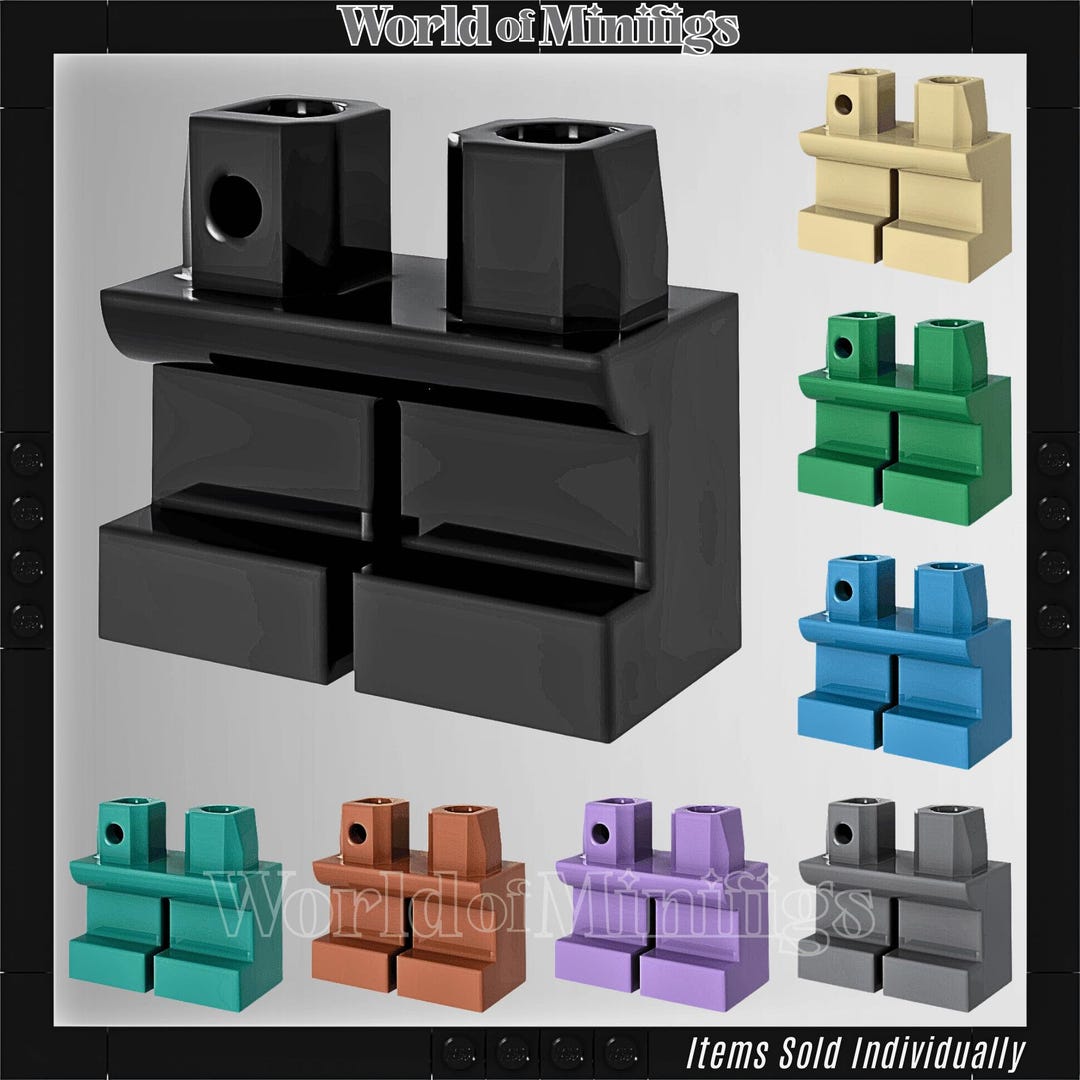 LEGO Minifig Short Legs 41879 "new" - All Styles & Colors Available - Etsy