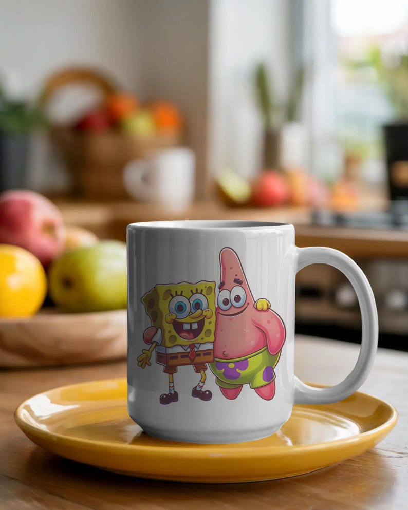 Spongebob and Patrik 16 PNG SVG Bundle, Funny Cartoon Characters ...