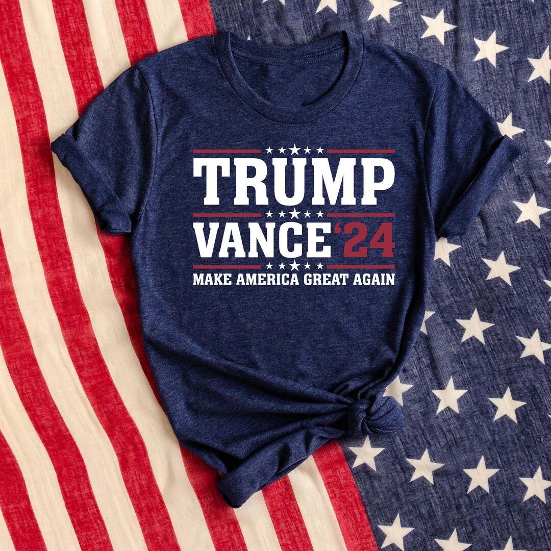 Trump Vance 24 T-shirt, Trump 2024 T-shirt, President Trump T-shirt ...
