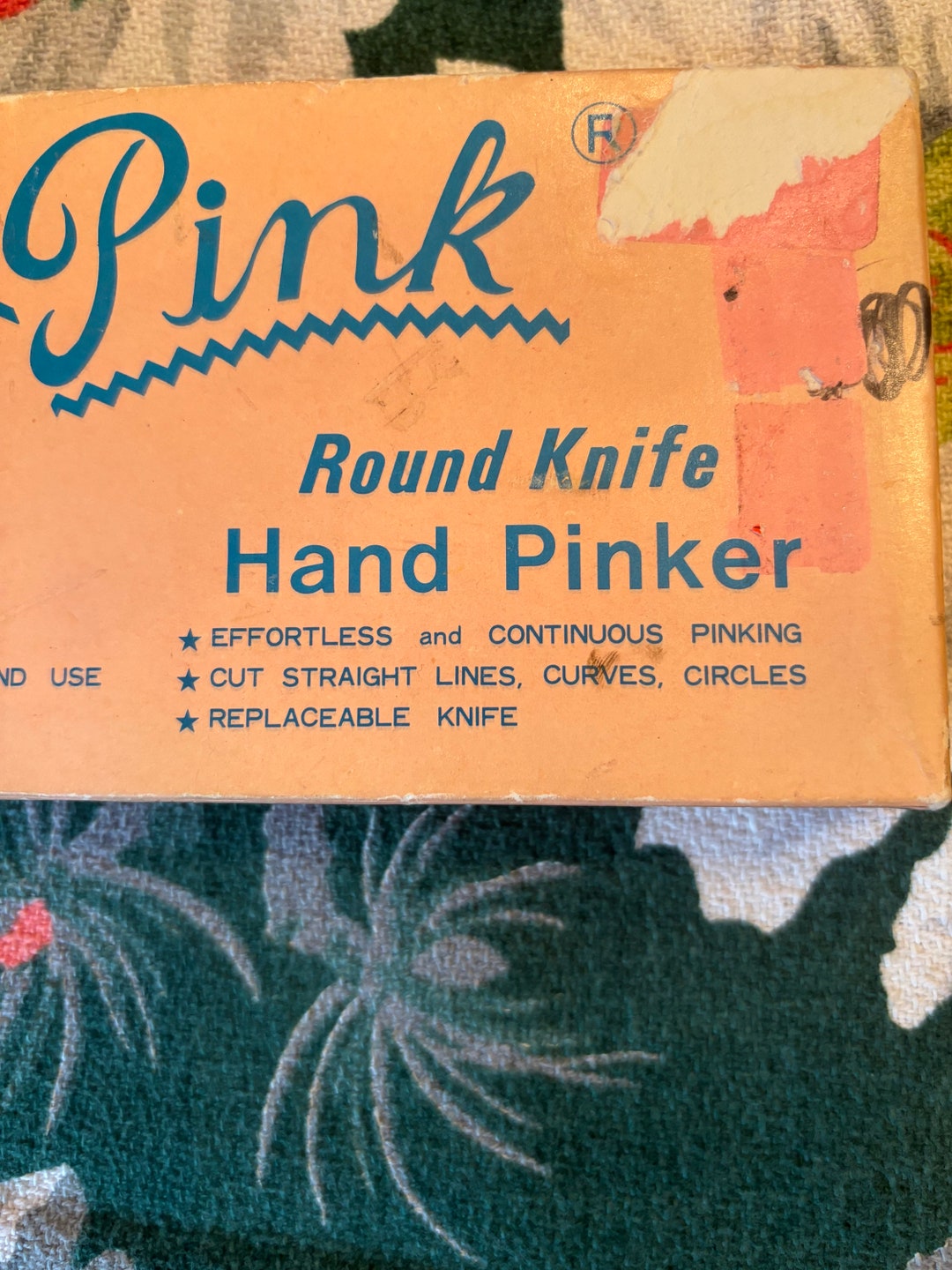 1940s Roto Pink Hand Pinker -pinking Shears in Original Box - Gift ...