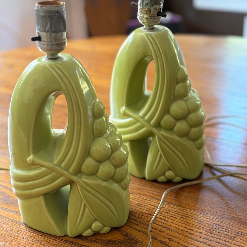 Chartreuse Lamp - Etsy