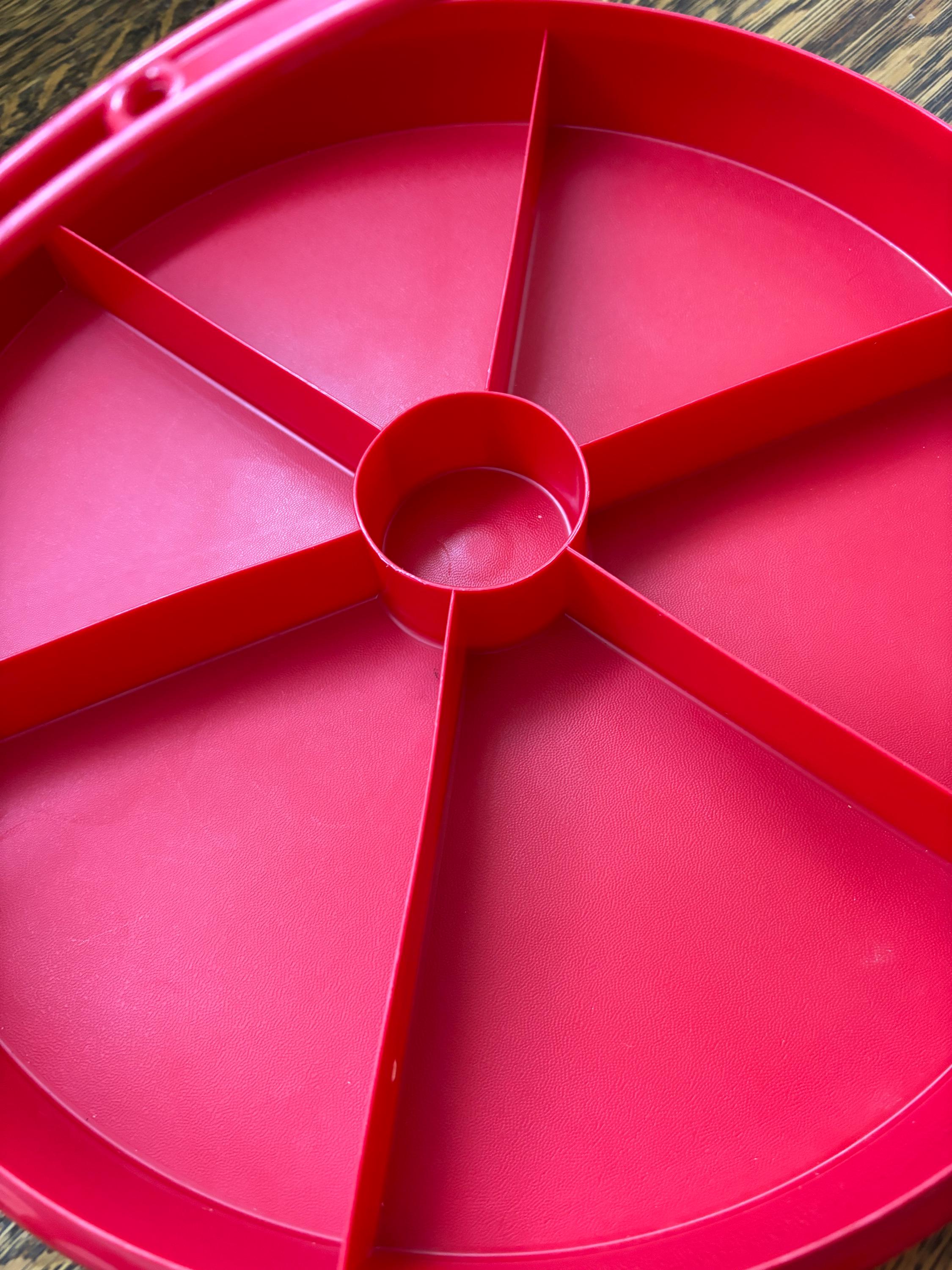 1980s Tupperware Snack Carrier- Vintage Picnic Set, Tailgate, Party ...