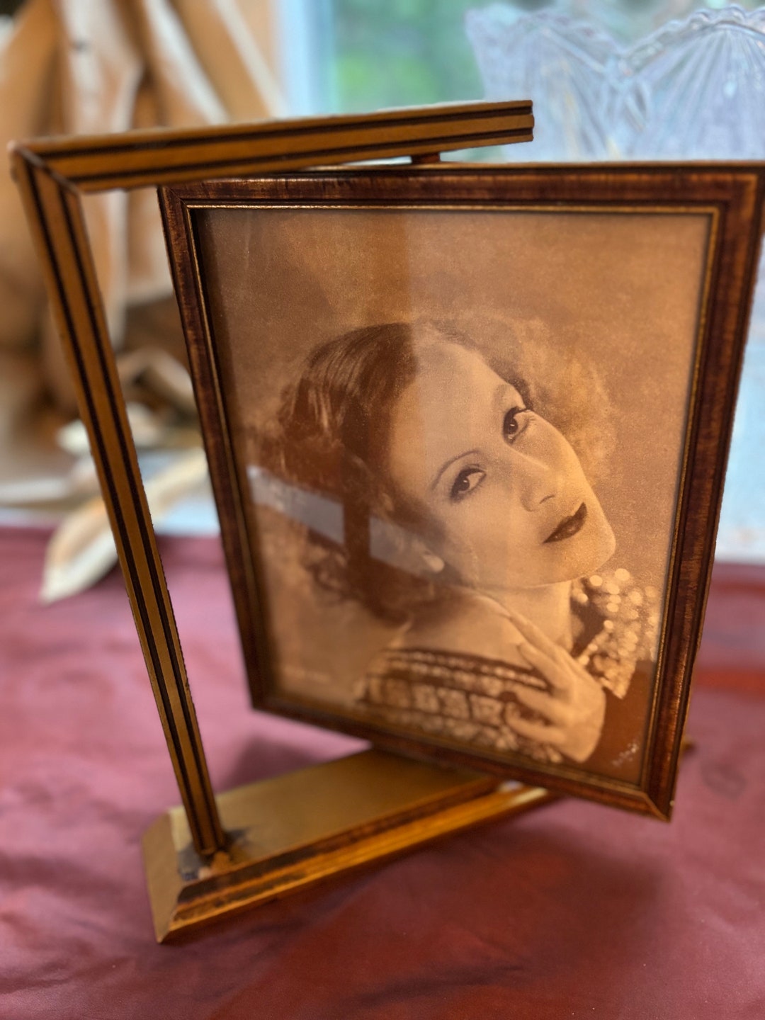 Antique Picture Frame, 1920s, W Greta Garbo - Old Movie Classics ...