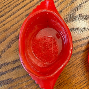 4 Vintage Crab Glasbake Dishes, Deviled Crab Shell Shaped Seafood or ...