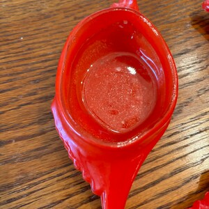 4 Vintage Crab Glasbake Dishes, Deviled Crab Shell Shaped Seafood or ...